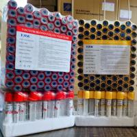 China Vacuum Blood Sample Collection Tubes with Red Yellow Green Blue Black Purple Color for sale