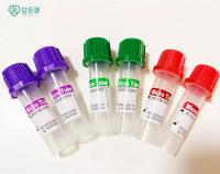 China Medical Vacuum Micro Blood Collection Tube 0.25ml 0.5ml 1ml for sale