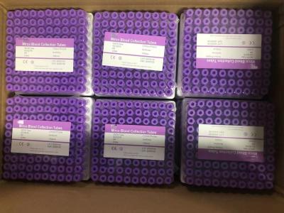 China Medical Glass Blood Sample Collection Tube 100pcs/Pack Vacuum Volume According To Sea Level for sale