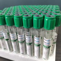 China Vacuum Blood Test Vial Lithium Heparin Tube OEM Label 100pcs Pack 1-10ml for sale