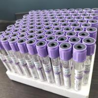 China Lavender K2 EDTA Tube For 1ml-10ml Draw Volume Packaged In Box for sale