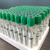 China Vacuum Blood Test Vial Lithium Heparin Tube OEM Label 100pcs Pack 1-10ml for sale