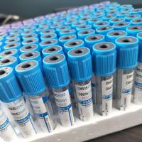 China Light Blue Sodium Citrate Blood Collection Tube With Glass - 13 X 75 Mm for sale