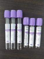 China Glass K2 EDTA Tube for 1ml-10ml Capacity with Purple Tube Label Color in Glass Material for sale