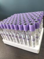 China CE Approved K2 EDTA Tube Purple top cap medical blood collection tube Type 1ml-10ml for sale
