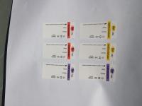 China Customized Blood Tube Labels With Bar Code Medical Collection Tube Lables for sale