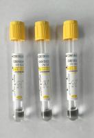 China JINGZ Medical Vacuum Blood Collection Tube 2-10ml Gel Clot Activator Tube With Yellow Top for sale