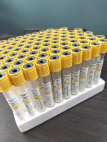 China Medical Gel And Clot Activator Golden Blood Sampling Tubes With CE 2ml-10ml for sale