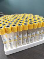 China JINGZ Medical Vacuum Blood Collection Tube 2-10ml Gel Clot Activator Tube With Yellow Top for sale