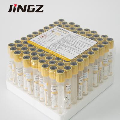 China Medical Vacuum Blood Collection Gel Clot Activator Tube With Yellow Top for sale