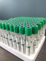 China Green Cap 2ml-10ml Sodium Heparin Tube For Medical Blood Collection Test Tube for sale