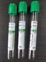 China Green Cap 2ml-10ml Sodium Heparin Tube For Medical Blood Collection Test Tube for sale