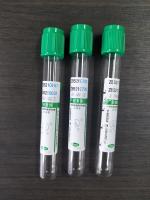 China Green Cap 2ml-10ml Sodium Heparin Tube For Medical Blood Collection Test Tube for sale