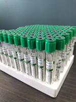 China Green Cap 2ml-10ml Sodium Heparin Tube For Medical Blood Collection Test Tube for sale