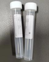 China White Cap Plain Test Tube 10ml 16*100mm For Laboratory Sample Transportation for sale