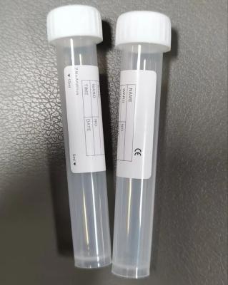 China White Cap Plain Test Tube 10ml 16*100mm For Laboratory Sample Transportation for sale