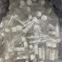 China White Cap Plain Test Tube 10ml 16*100mm For Laboratory Sample Transportation for sale