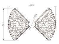 China 120W Led Road Lighting Fixtures For Major Road With 2 Fans for sale