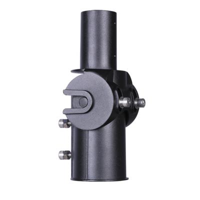 China 90 - 180 Degree Street Light Bracket For Pole Connector Outdoor Arm Lamp Adapter Pole for sale
