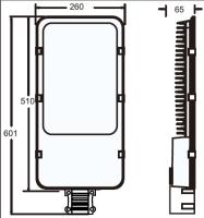 China Univeral used Aluminium LED Street Light Fixtures SMD type For Major Road  IP65 With good heat dissipation for sale