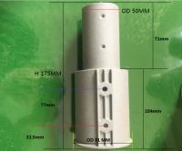 China 60mm 50mm Street Light Adapter Backet Die Casting Aluminum Arm for sale