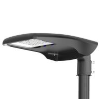 China 100w Outdoor LED Street Lights Antique Pole Cob Smart Sensor IP66 Watreproof for sale