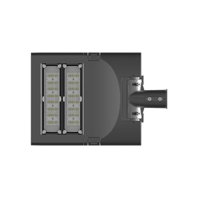 China Public Area Aluminium Led Street Light 2 Lens Module Gray Black for sale