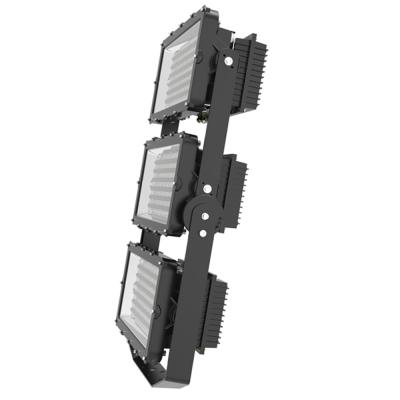 China High Bay Floodlight Adjustable Single Bracket Pulverbeschichtetes Aluminium Schwarz for sale