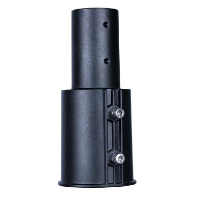 China Aluminium Adjustable Street Light Adapter Connector Die Arms Pole Mount Bracket for sale