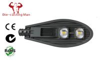 China Heat Resistance Black IP 65 External LED Street Light Fixtures AC85 - 265v for sale