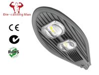 China Heat Resistance Black IP 65 External LED Street Light Fixtures AC85 - 265v for sale