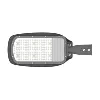 China Die Casting Aluminium 2835/3030 LED Street Light Fixtures With 72-224 LED Quantity And 220-240Vac for sale