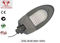 China IP66 Photocell Dmmiable High Power LED Street Light 80w 100w 2700K - 6500K for sale
