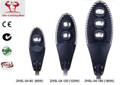 China Bridgeux Chips High Power Waterproof IP66 3pcs COB LED Street Light Die-casting Housing 150w 160w 170w 180w for sale