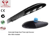 China High Lumen 150w 180w Cobra COB High Power Street Light Outdoor Waterproof IP66 Aluminum Housing Photocell SPD Optional for sale
