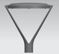 China Die Casting Aluminium Park Walkway Pole Light Motion Sensor Urban Lighting for sale