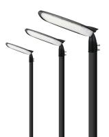 China Energy Saving High Efficient IP65 Aluminum Street Light Housing With Black Glass for sale