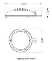 China Round IP66 Bridgelux Outdoor Area Lighting 50W LED Garden Light COB light Park light for sale