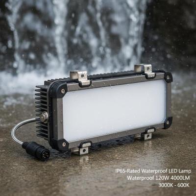 China IP65-Rated Waterproof LED Lamp  Waterproof 120W 4000LM High Luminous Power Lamp 3000K - 6000K for sale