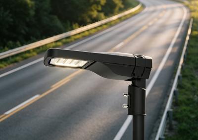 China Aluminum Led Street Light Offering Outdoor Illumination With 130lm Per Watt And Robust IP66 IK09 Rated Aluminum Housing for sale