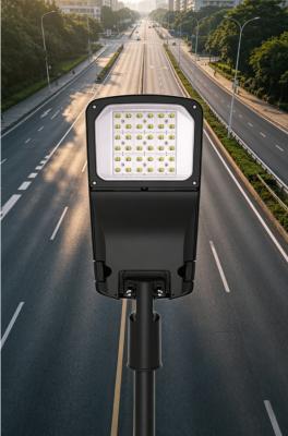 China Aluminum Led Street Light3000 to 6500K Color Temperature and Roadway Illumination for sale