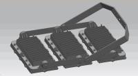 China Heat Sink Casting Aluminum Parking Lot Flood Light 600W 800W 1000W High Lumens 140lm/W for sale