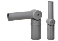 China 67mm Turn 60mm Street Light Adapter Substitute For Backet Die Casting Aluminum Arm for sale