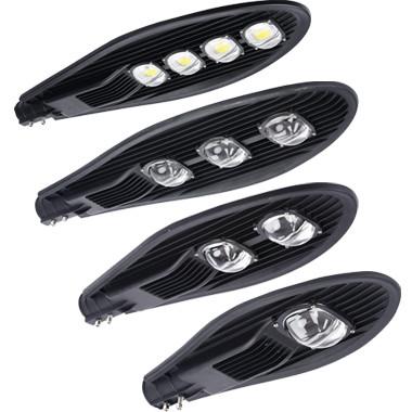 China Sandy Black / Silver 120W IP66 COB Street Light Aluminum Housing 720x280x95mm for sale