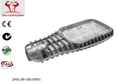 China Grey / Silver 100W Aluminium Die Casting LED Street Light Fitting Long Lifespan for sale
