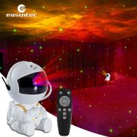 China FCC Ceiling RGB Space Star Projector White 86×76×125mm with Remote Control and 8 Lighting Modes for sale