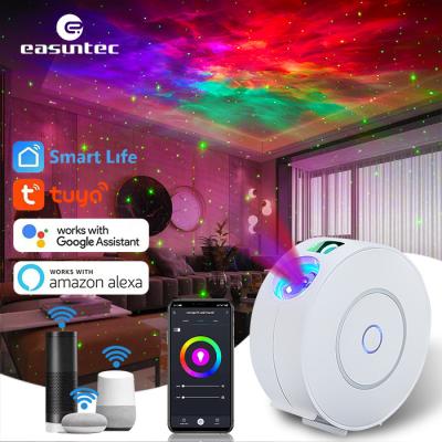 China Smart Galaxy Projector 170×160×70mm with App Control, Alexa & Google Home Voice, 8 Star Cloud Modes for sale
