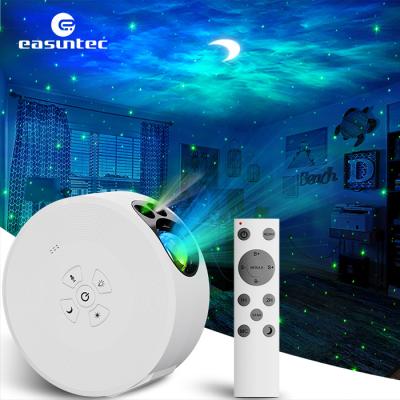 China Remote Galaxy Star Projector Moon with 8 Nebula Modes, Voice Control, 160×160×66mm ABS+PC Construction for sale
