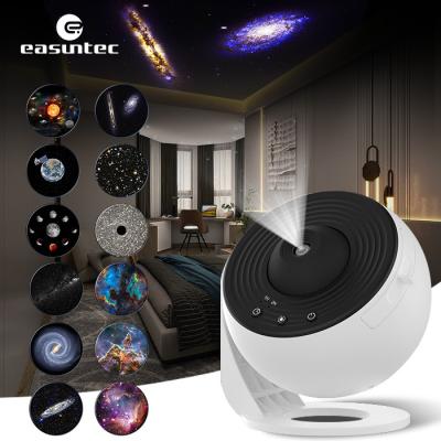 China Multipurpose Space Planetarium Galaxy Projector with 12 Film Discs 4K HD 360° Rotation USB Type-C for sale