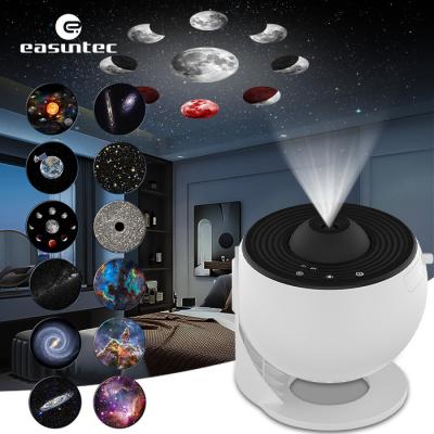China 4K HD Galaxy Projector with 12 Film Discs - 110×110×105mm Planetarium Night Light with Type-C Power for sale